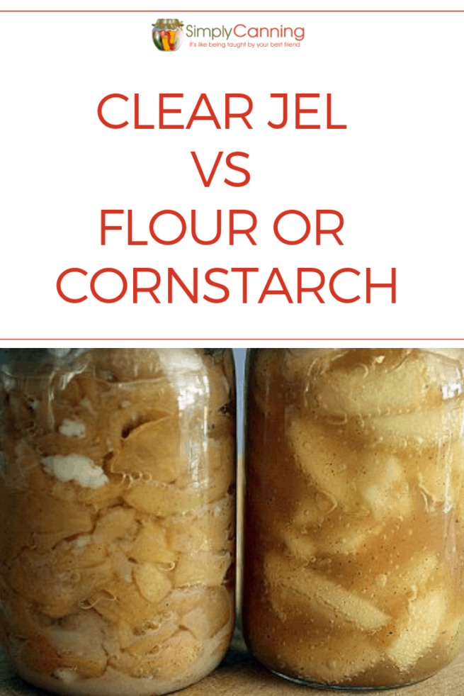 Clear Jel is the go-to for thickeners. Ditch the flour and cornstarch!