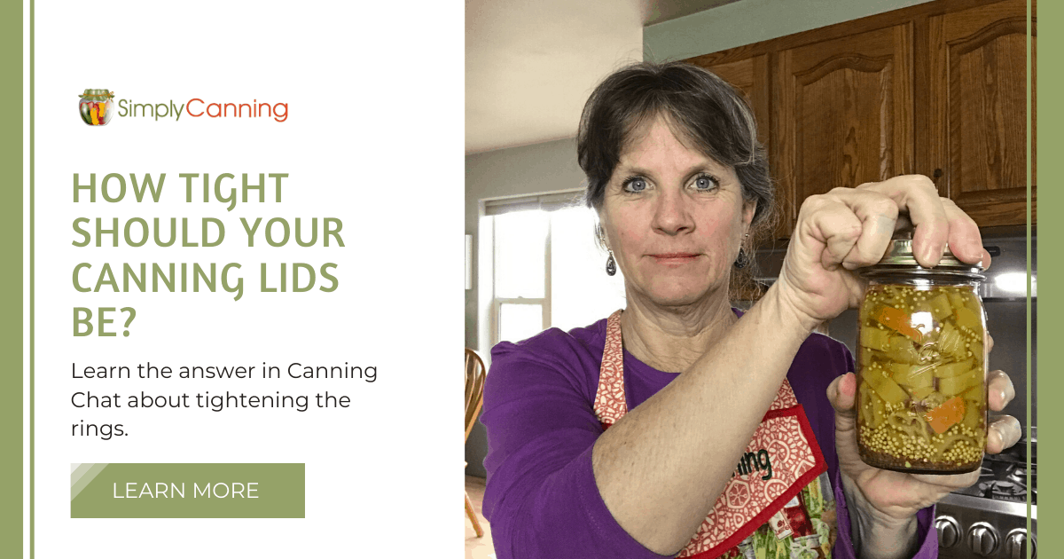 How Tight Should Canning Lid Be? What does finger tight mean anyway?!
