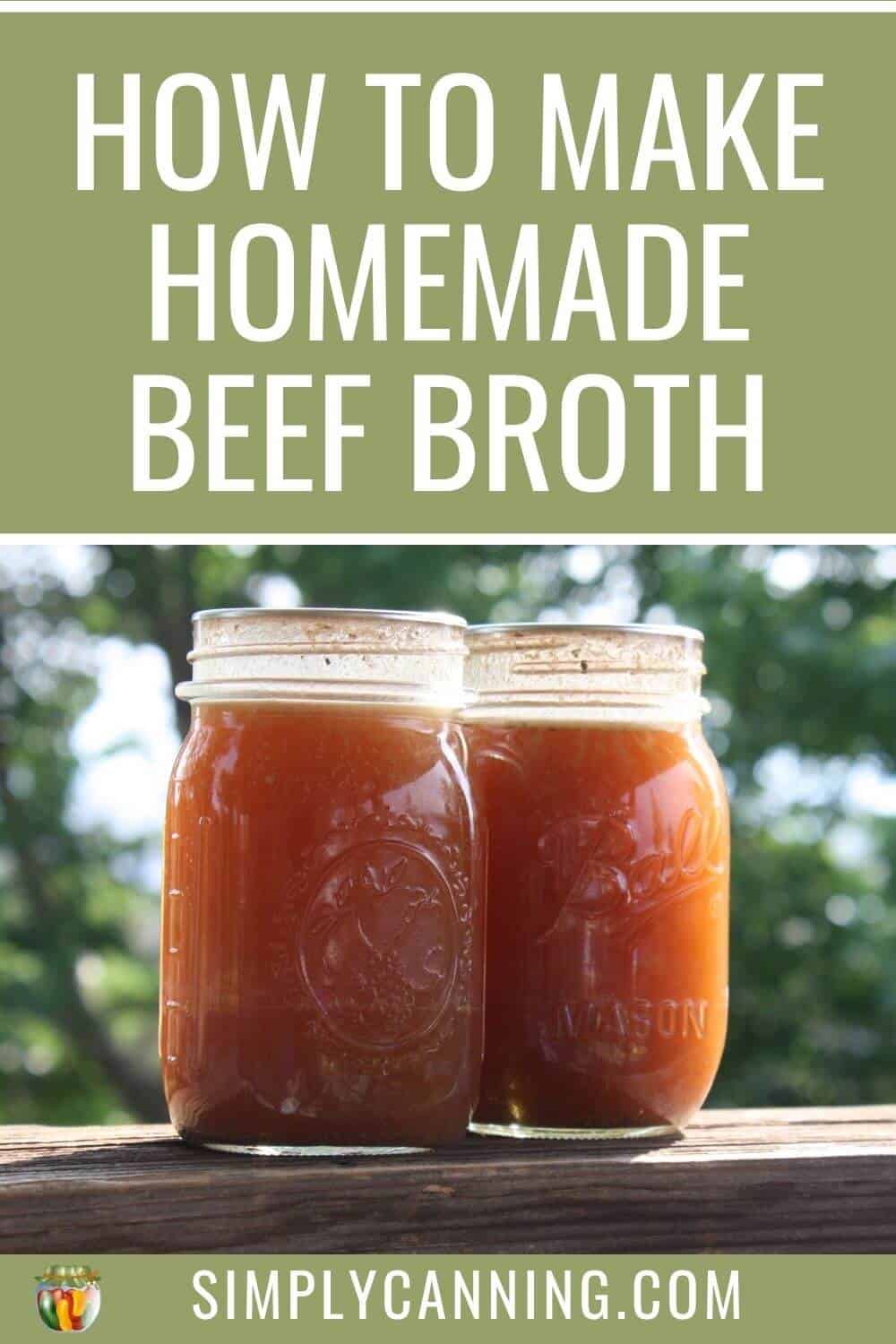 How to Make Beef Stock 3 ways; optional canning instruction.