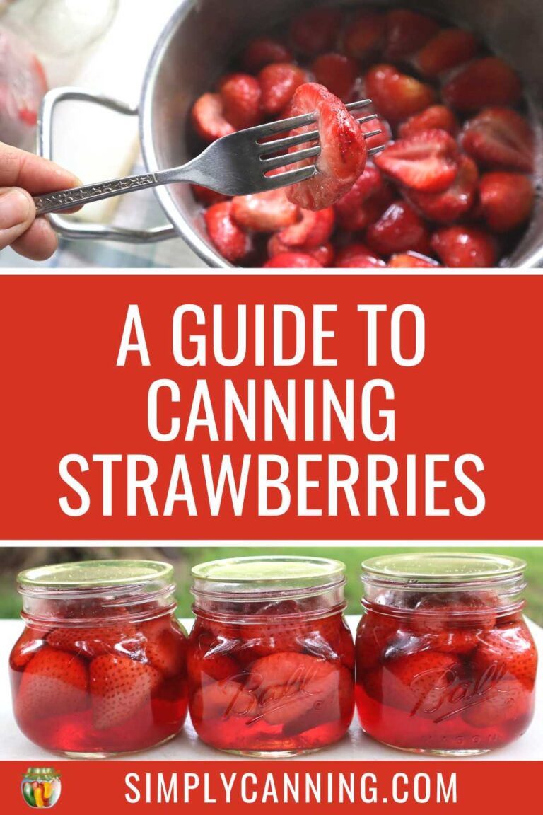 How to Can Strawberries; Water Bath or Steam Canning