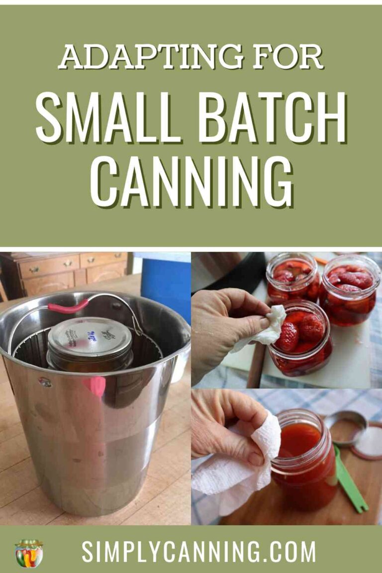 Small Batch Canning: Scale down recipes & maintain safety.